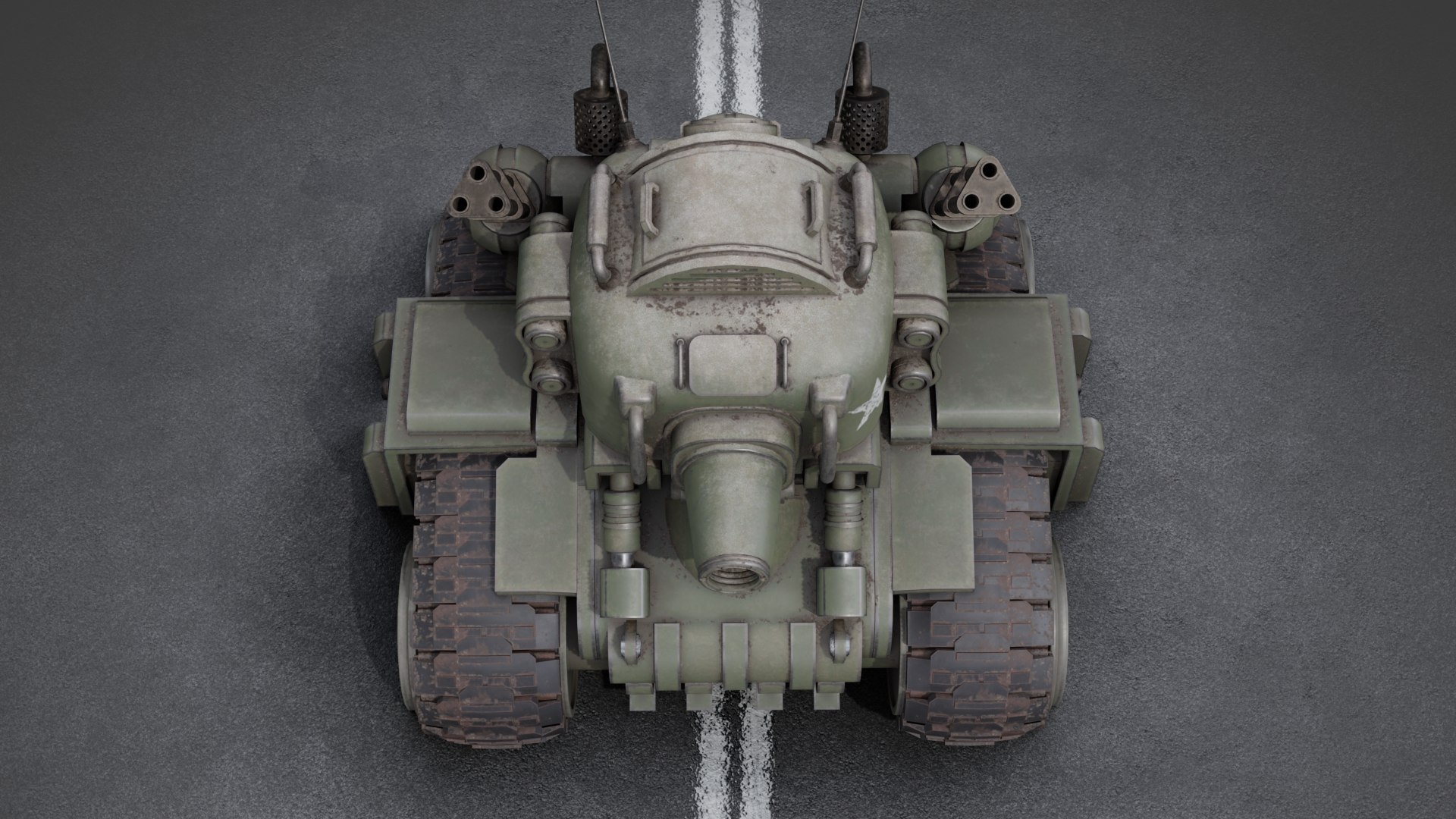 3D Metal Slug Tank Model - TurboSquid 1612680