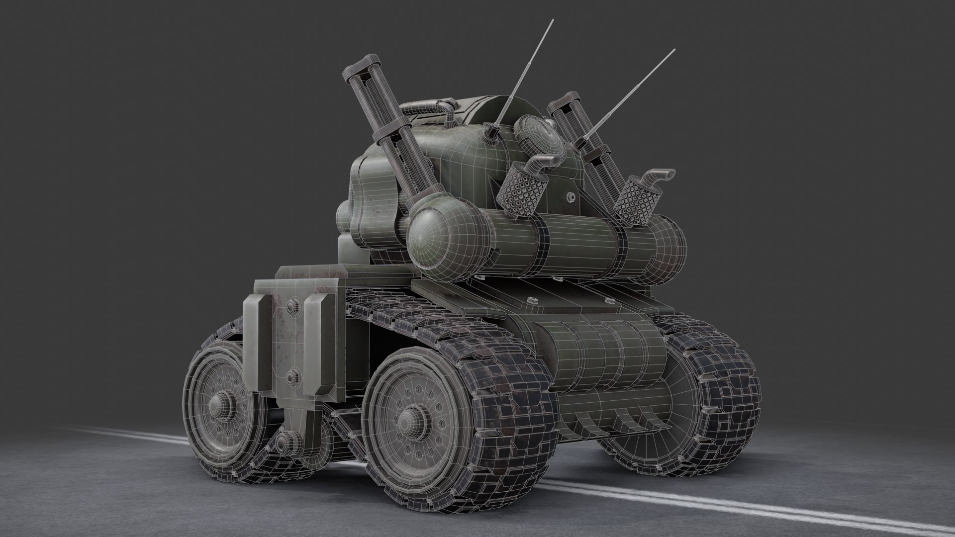3D Metal Slug Tank Model - TurboSquid 1612680