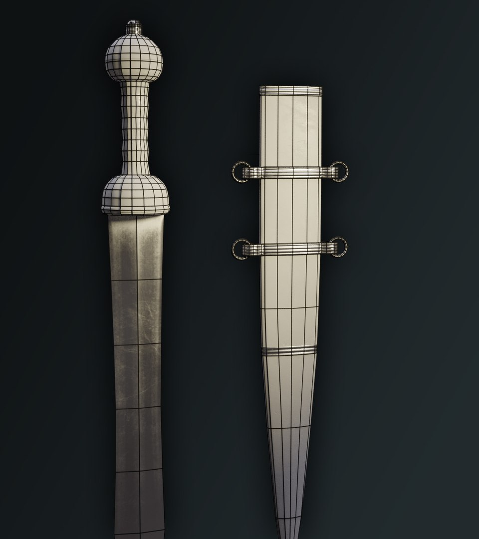 Free 3D ancient roman gladius sword model - TurboSquid 1398981