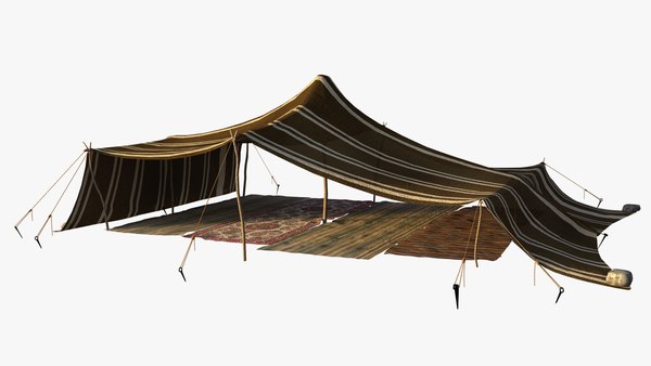 qatar arabian tent 3d model
