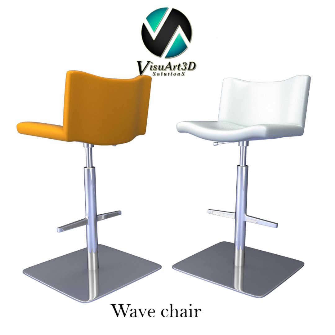 Wave Chair Materials 3d Model