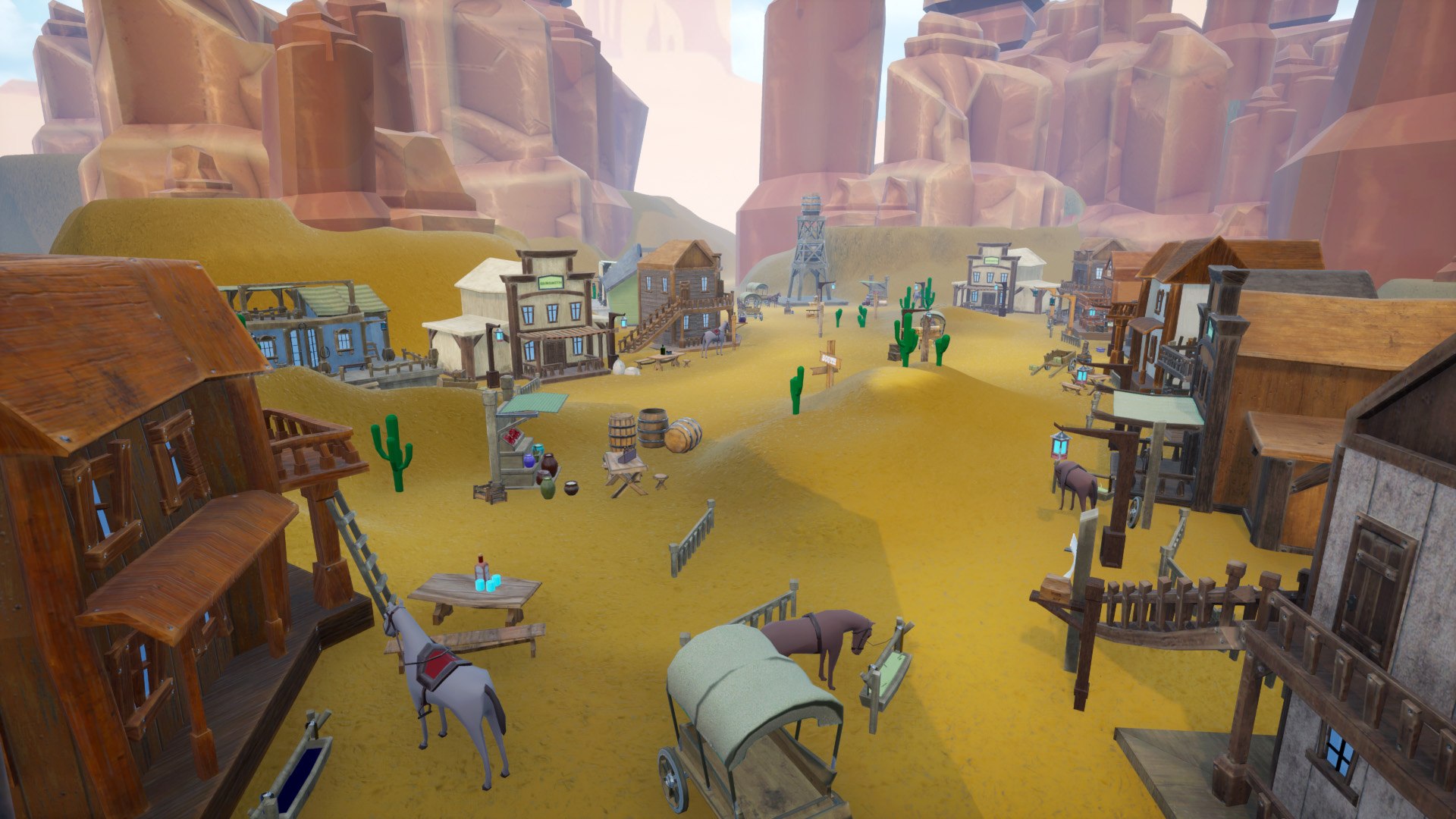 Wild West Texas Environment 3D Model - TurboSquid 2327133
