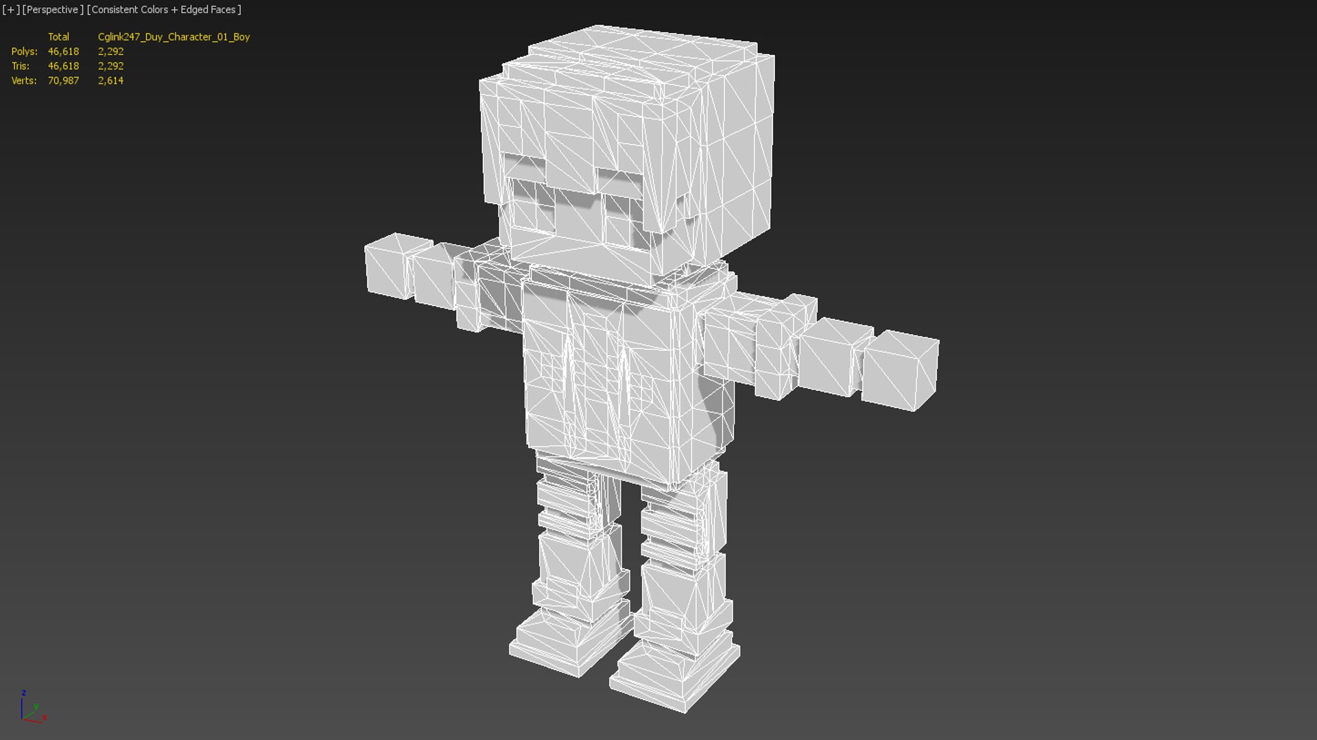 3D character voxel model - TurboSquid 1362432