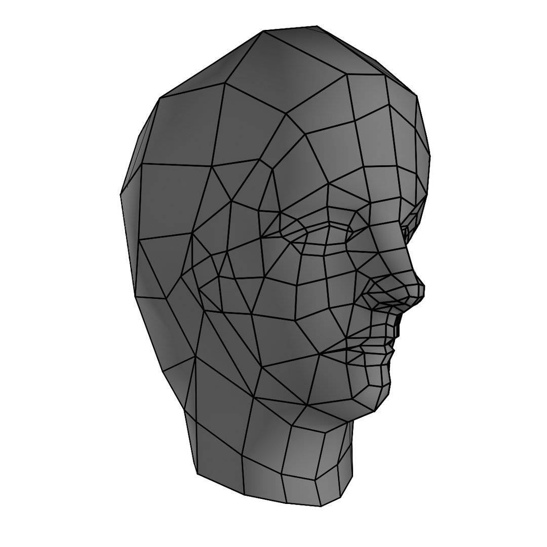 Head Unity Maps 3d Obj