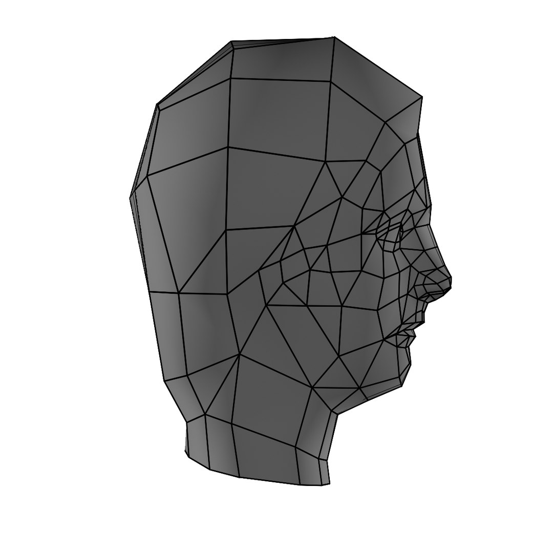 Head Unity Maps 3d Obj