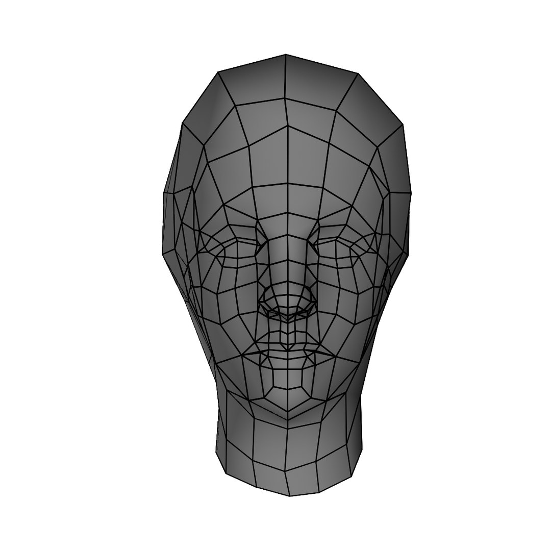 Head Unity Maps 3d Obj