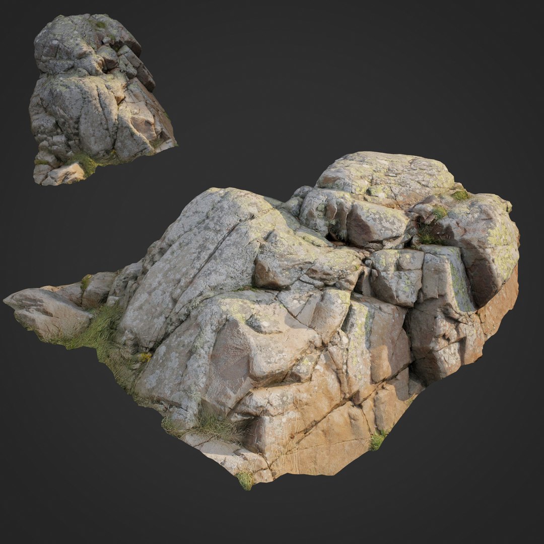 3D Scanned Nature Stone 019 - TurboSquid 1213865