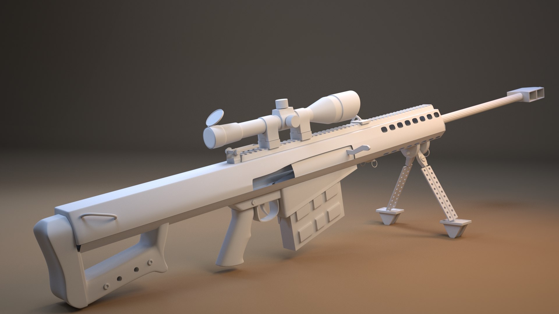 3D Model Barret 50 - TurboSquid 1285902