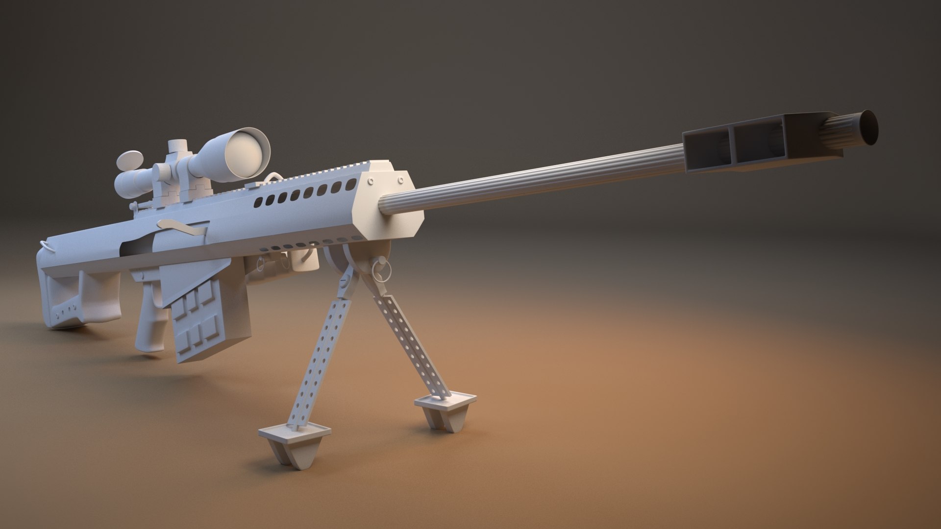 3D Model Barret 50 - TurboSquid 1285902