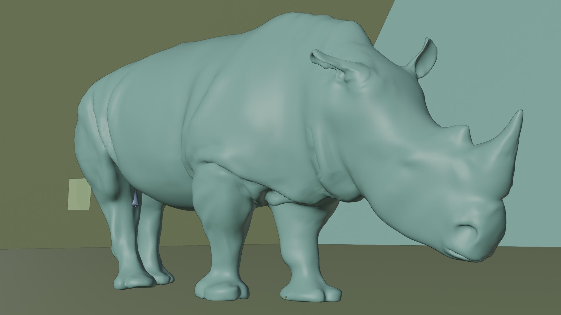 3D Rhino Animated 3D Model - TurboSquid 2173142