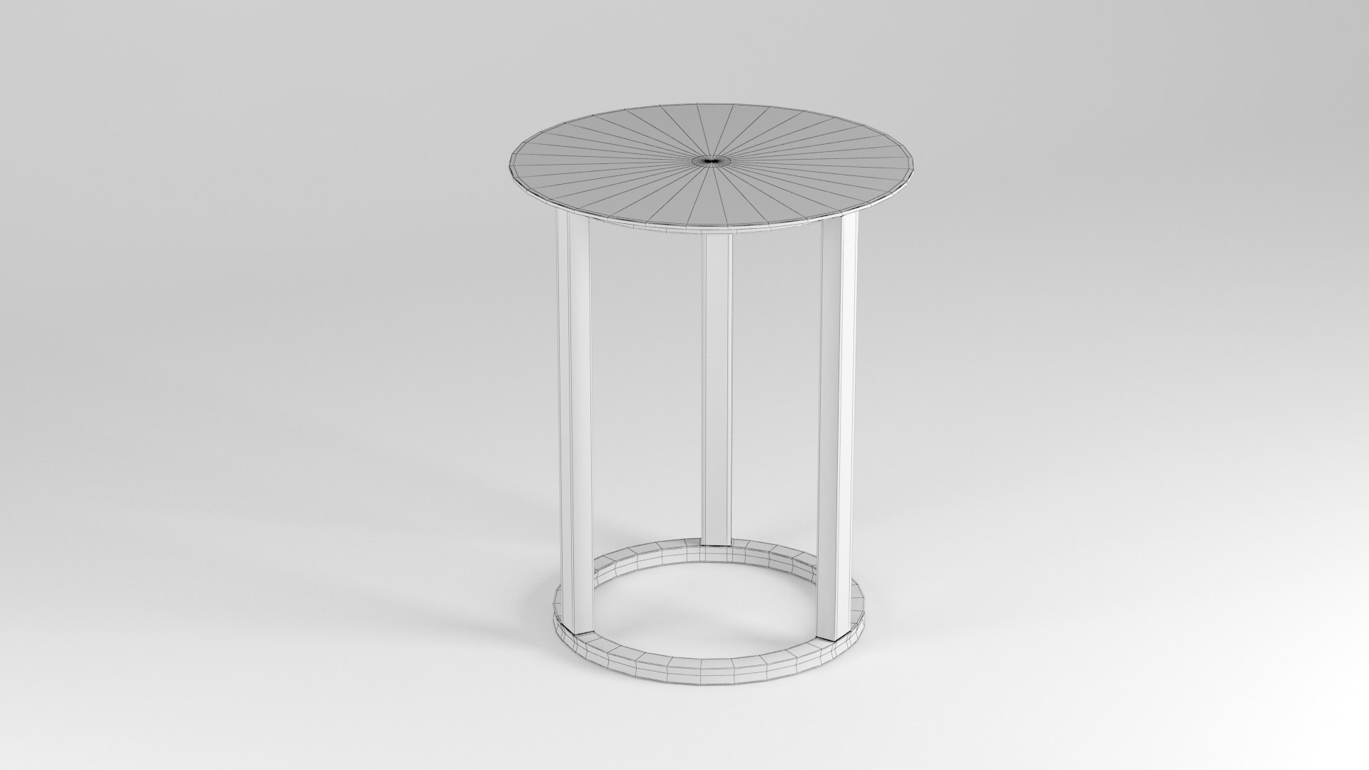 MERCER ROUND SIDE TABLE 3D Model - TurboSquid 1725685