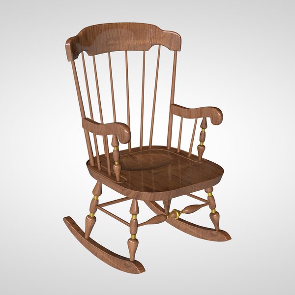 c4d rocking chair