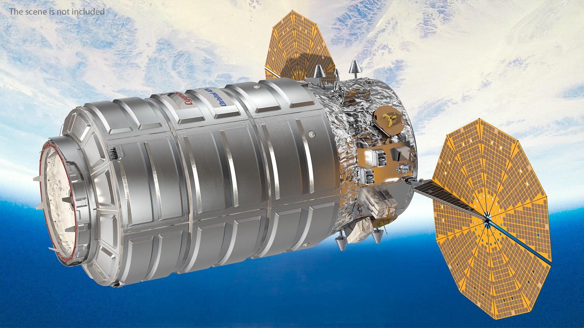 Iss module cygnus enhanced 3D model - TurboSquid 1605960
