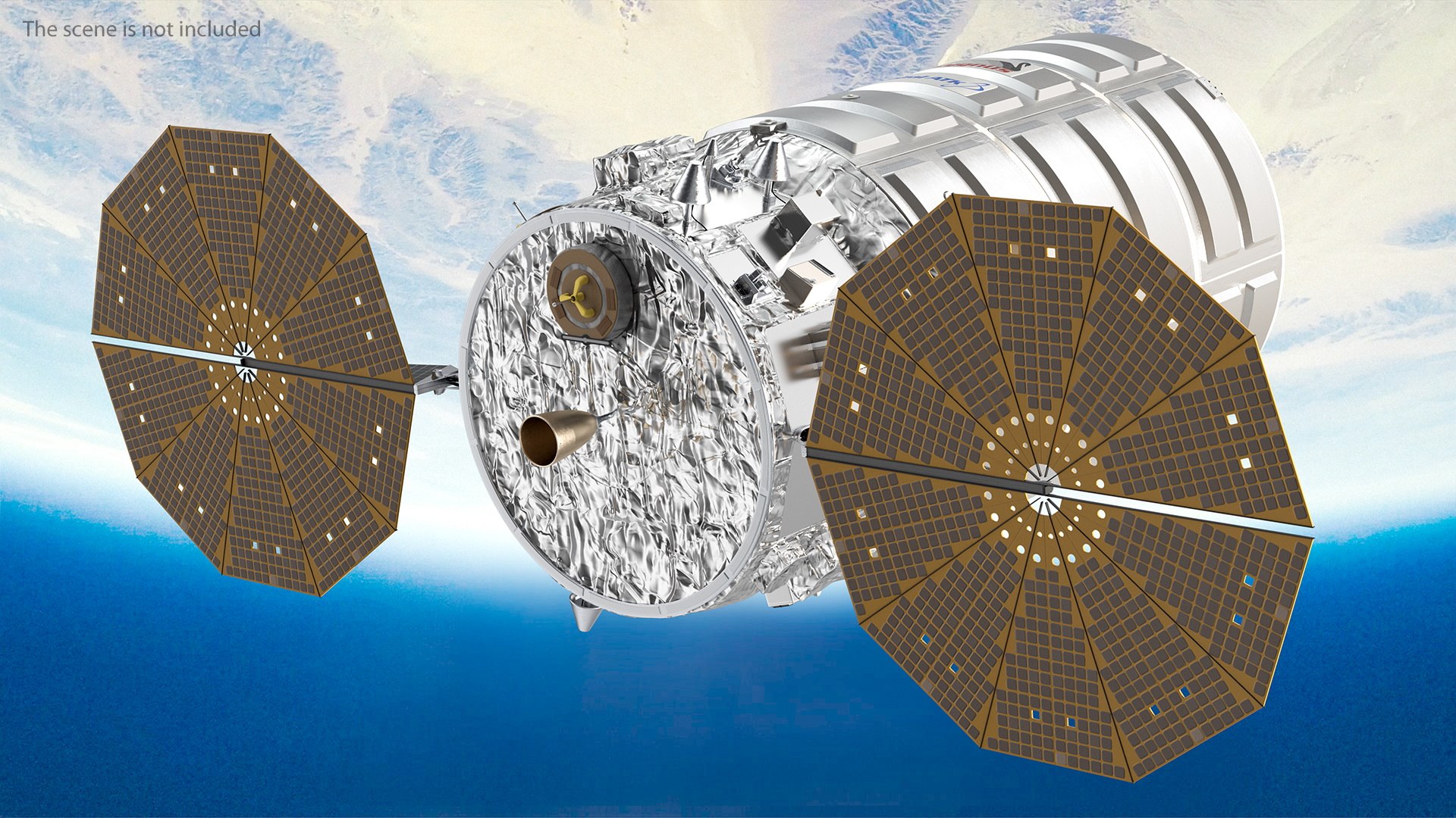 Iss module cygnus enhanced 3D model - TurboSquid 1605960