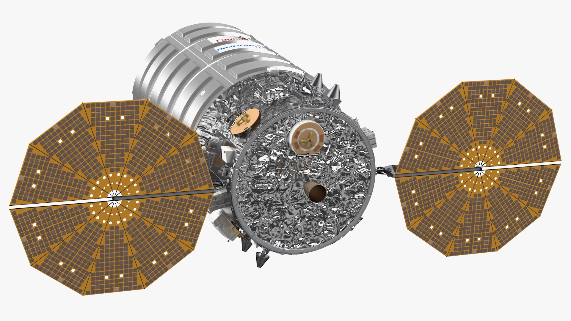 Iss module cygnus enhanced 3D model - TurboSquid 1605960