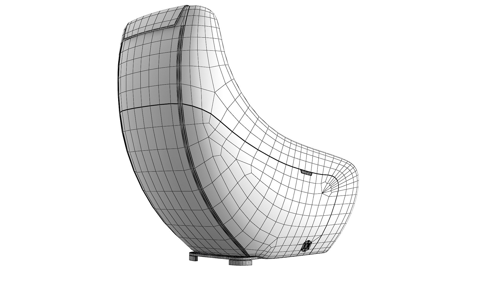 Bork D623 Massage Chair 3D Model - TurboSquid 1669940