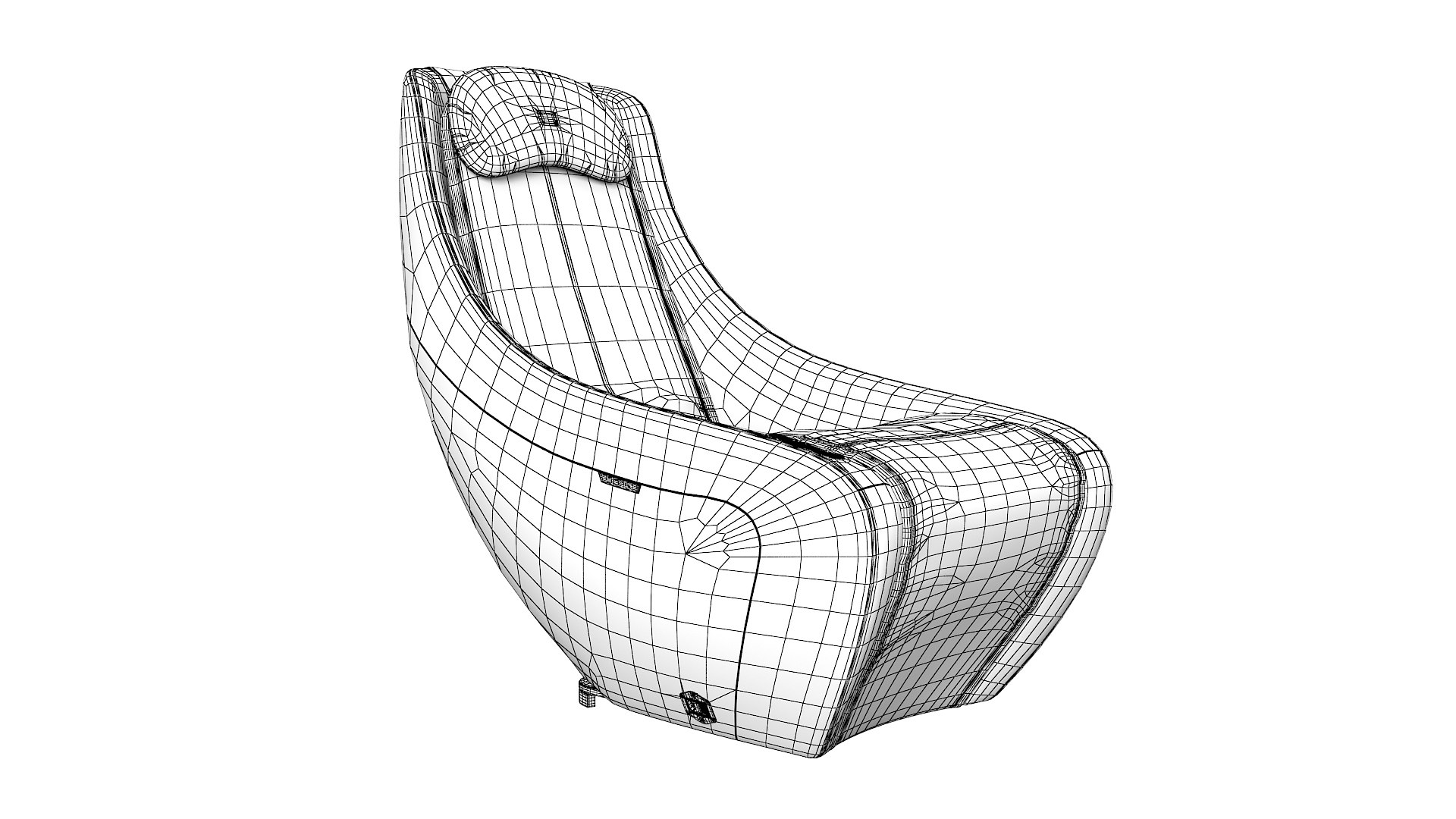 Bork D623 Massage Chair 3D Model - TurboSquid 1669940