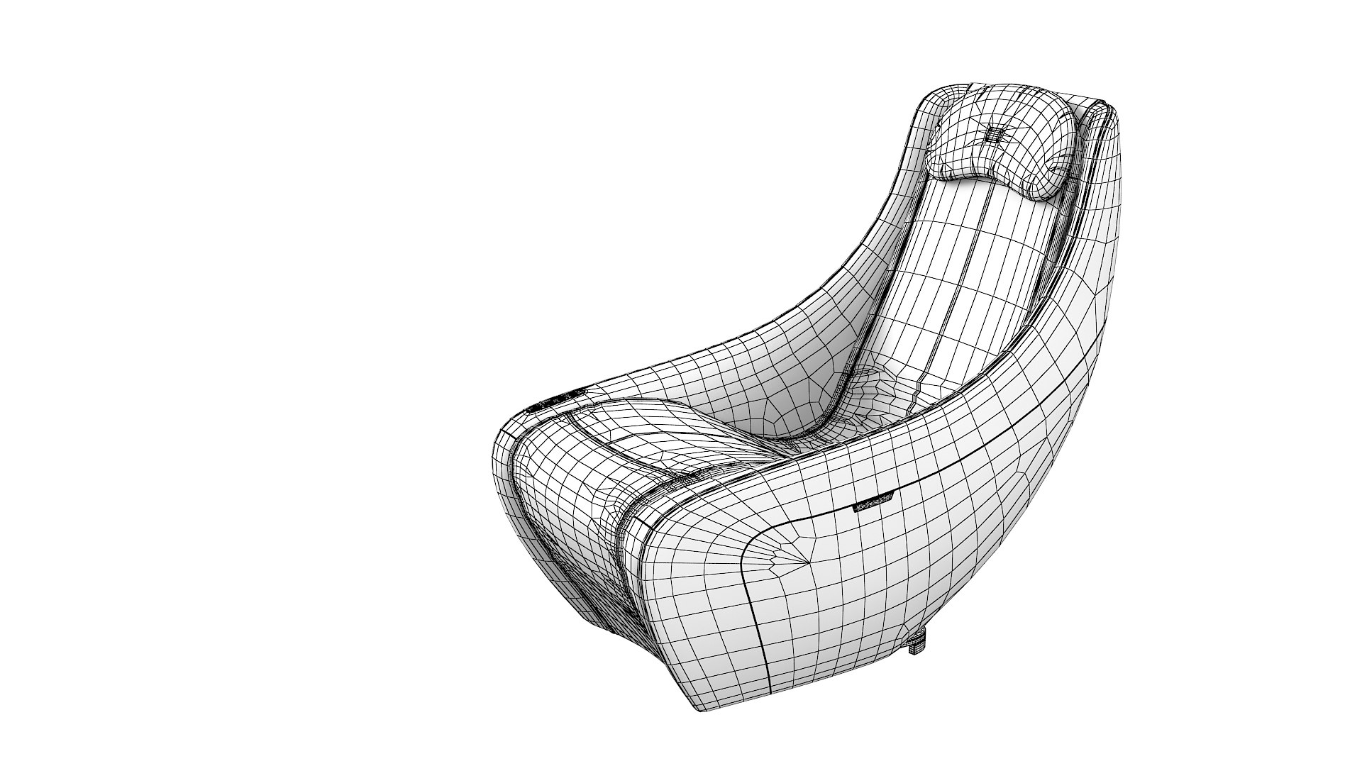 Bork D623 Massage Chair 3D Model - TurboSquid 1669940