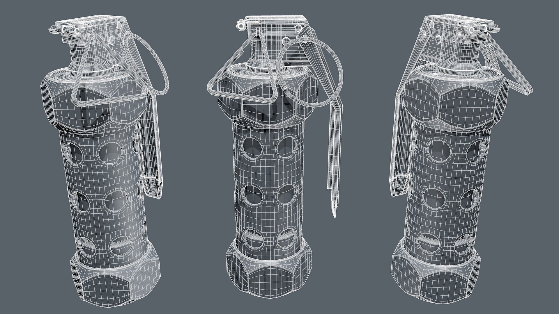 M84 Stun Grenade 3D Model - TurboSquid 2410768