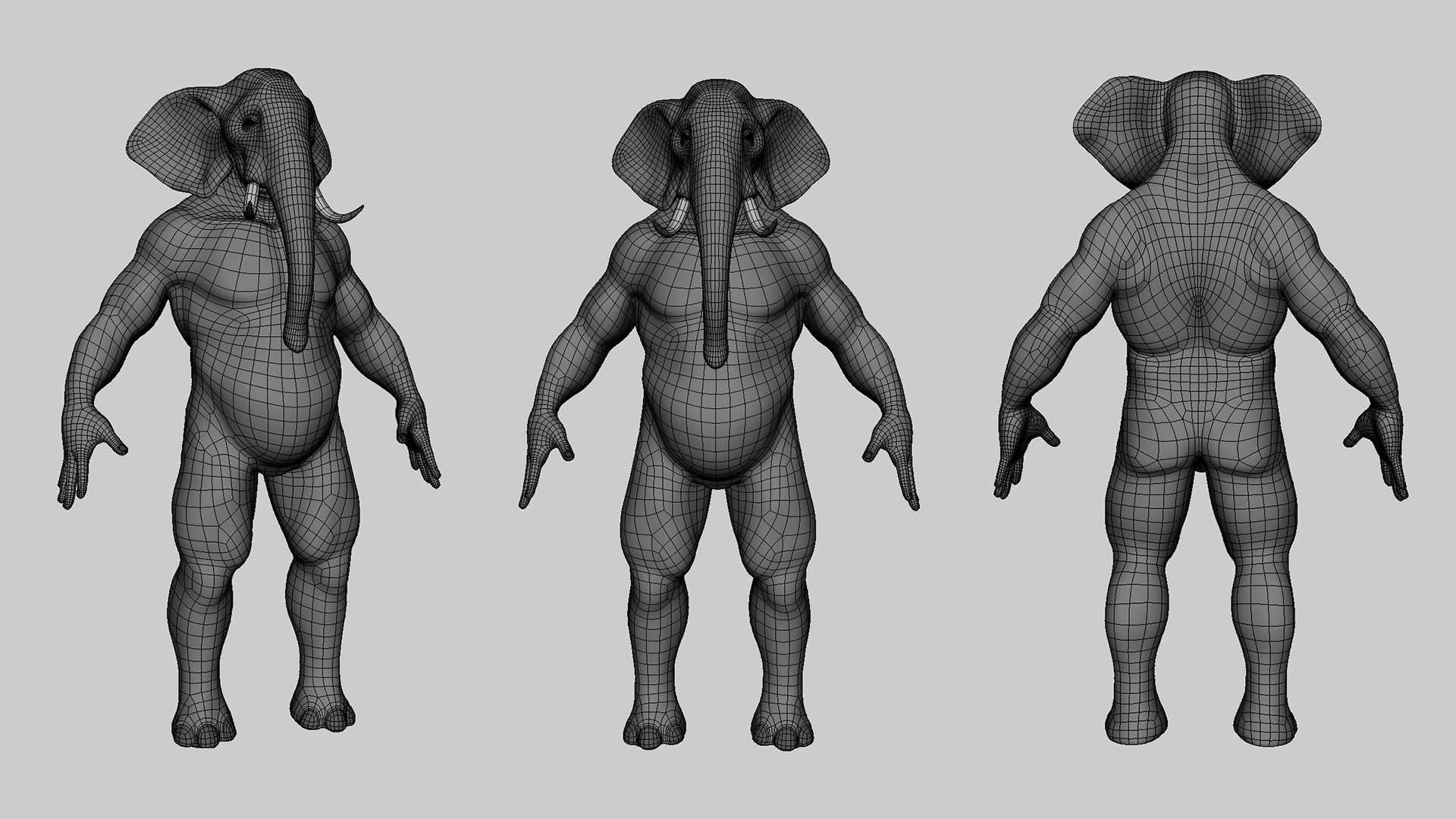 Human Elephant 3D Model - TurboSquid 2238429