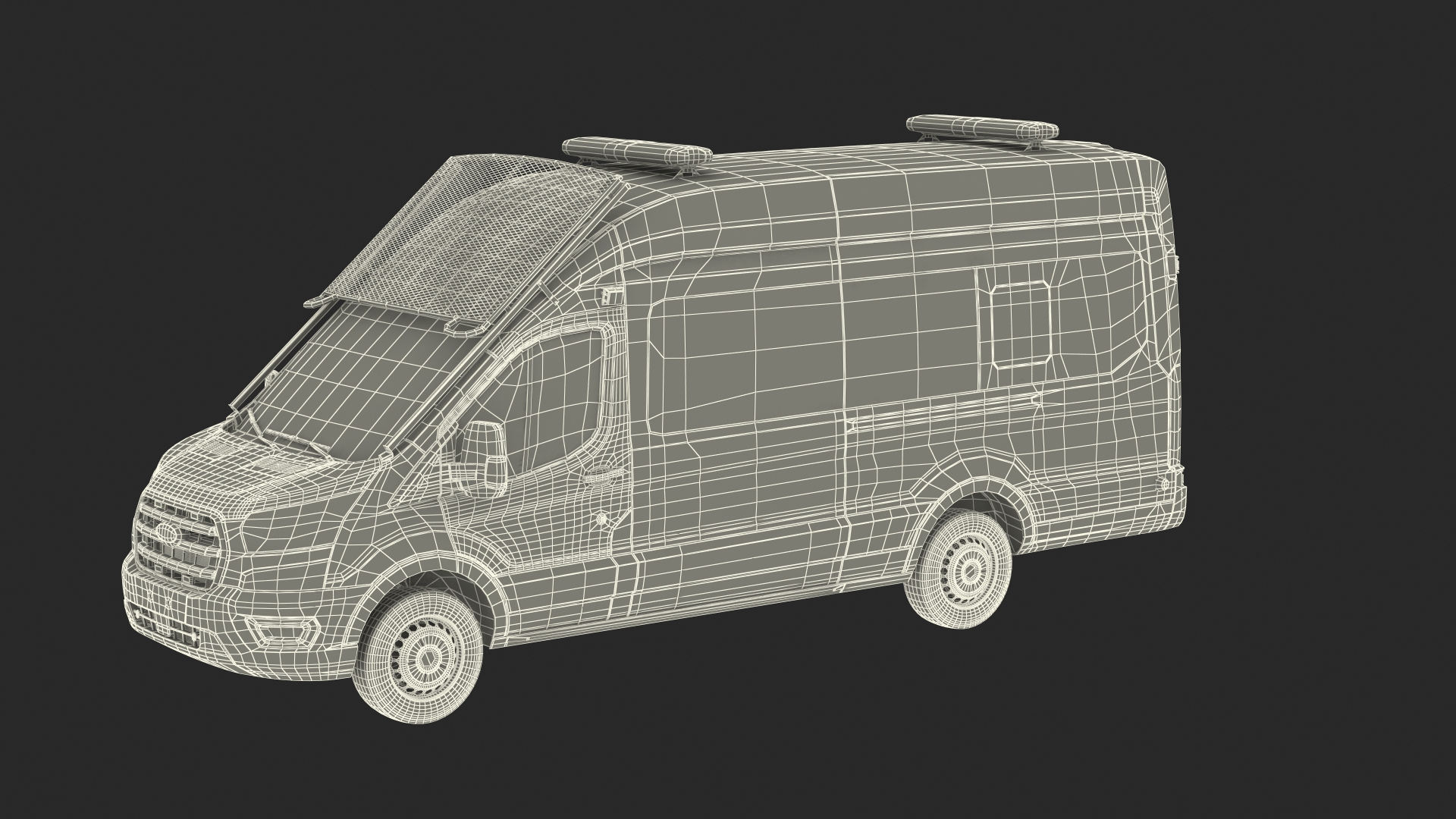3D Transit Police Van 2020 - TurboSquid 1493306