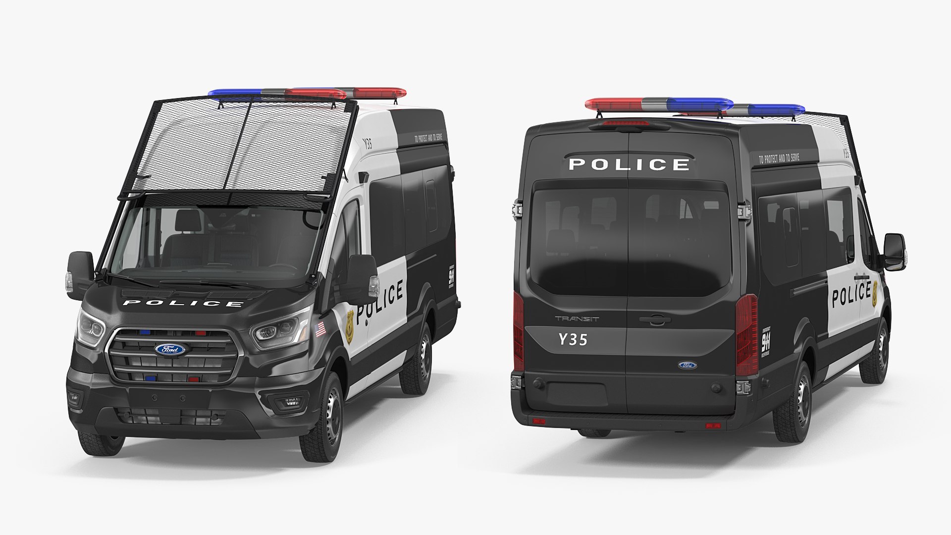 3D Transit Police Van 2020 - TurboSquid 1493306