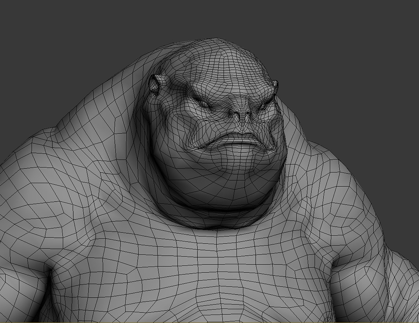 3D Ogre Creature - TurboSquid 1848423
