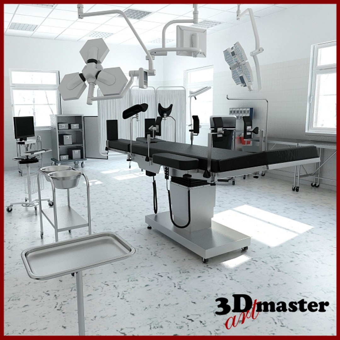 3D Surgery Room Er Model - TurboSquid 1251141