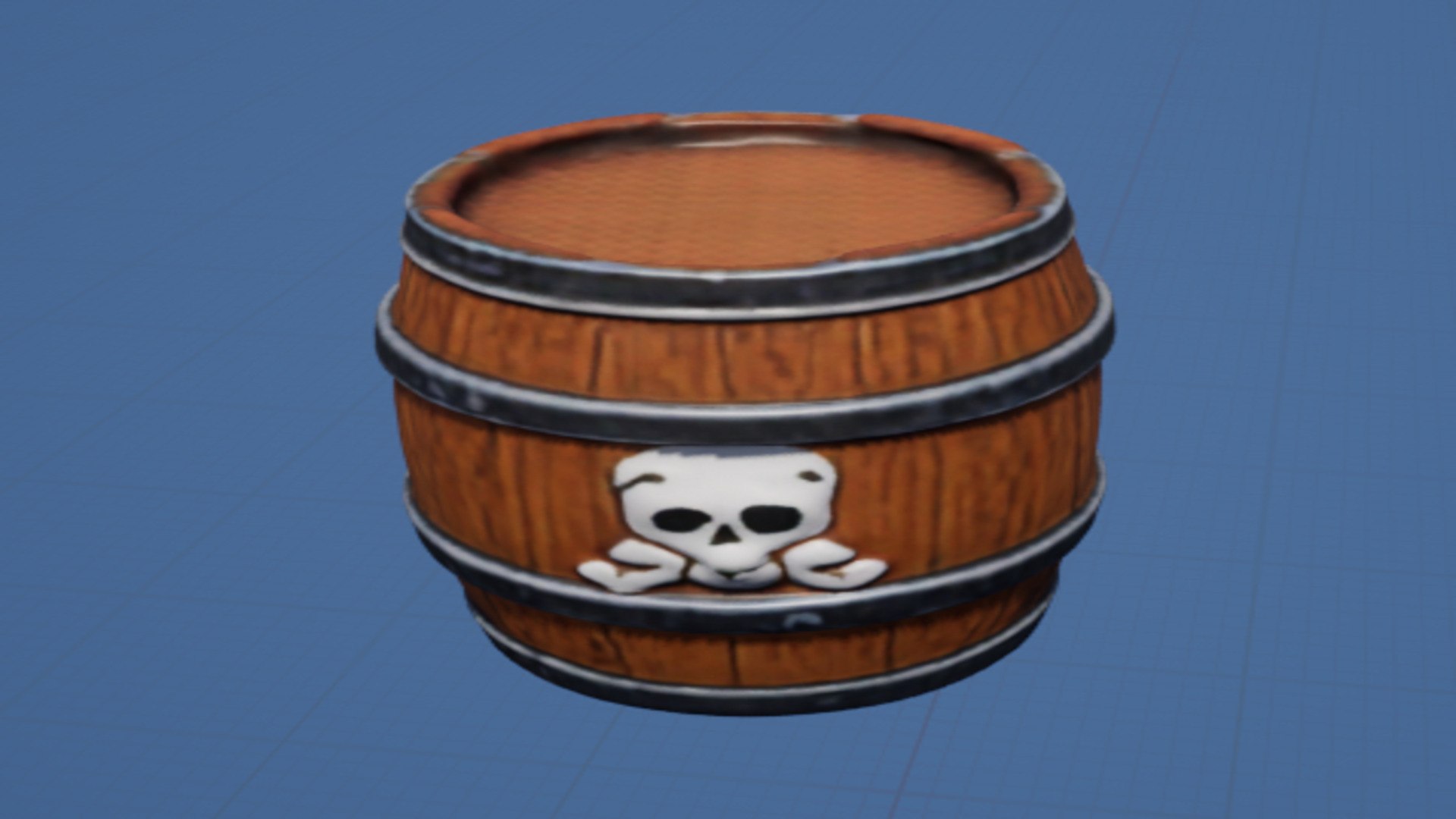 Pirate Barrel 3D - TurboSquid 2226295