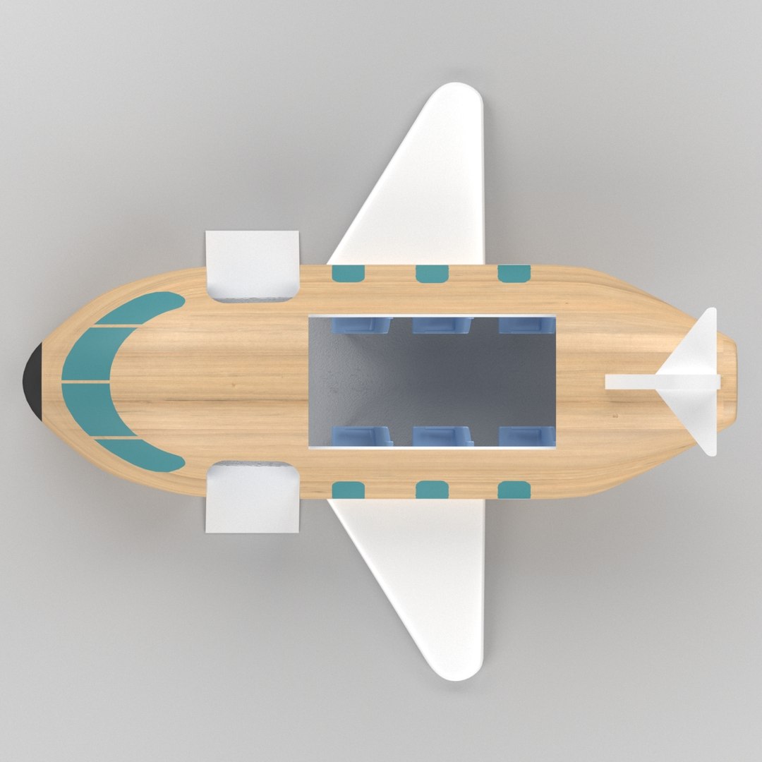 3D Interactive Plane - TurboSquid 1461229