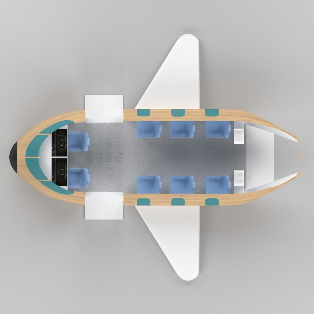 3D Interactive Plane - TurboSquid 1461229