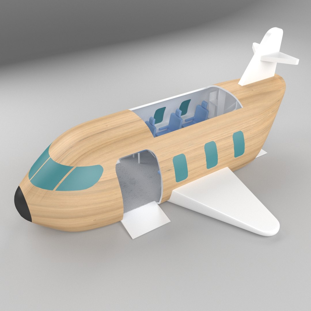3D Interactive Plane - TurboSquid 1461229