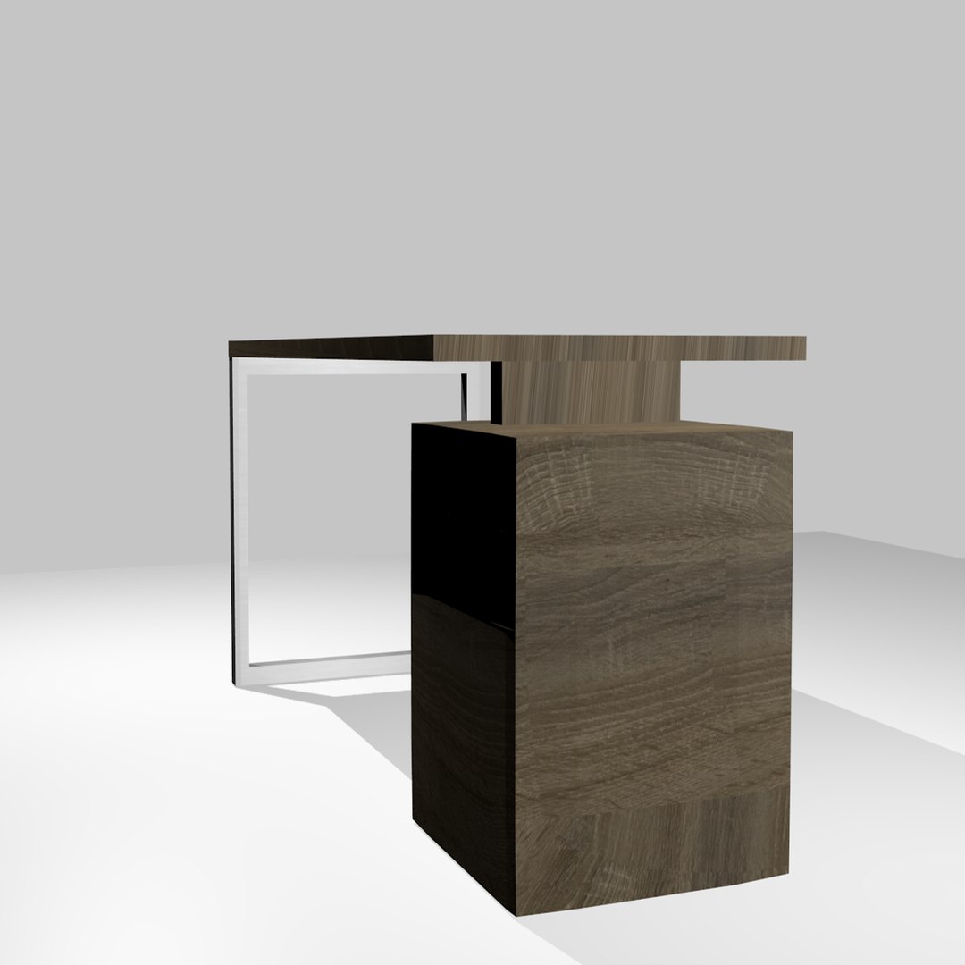 Desk Blender 3D Model - TurboSquid 1232007