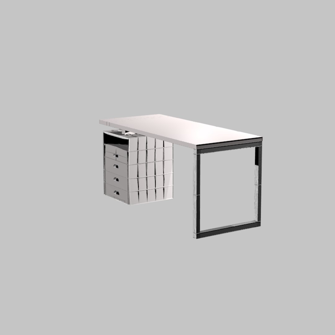 Desk Blender 3D Model - TurboSquid 1232007