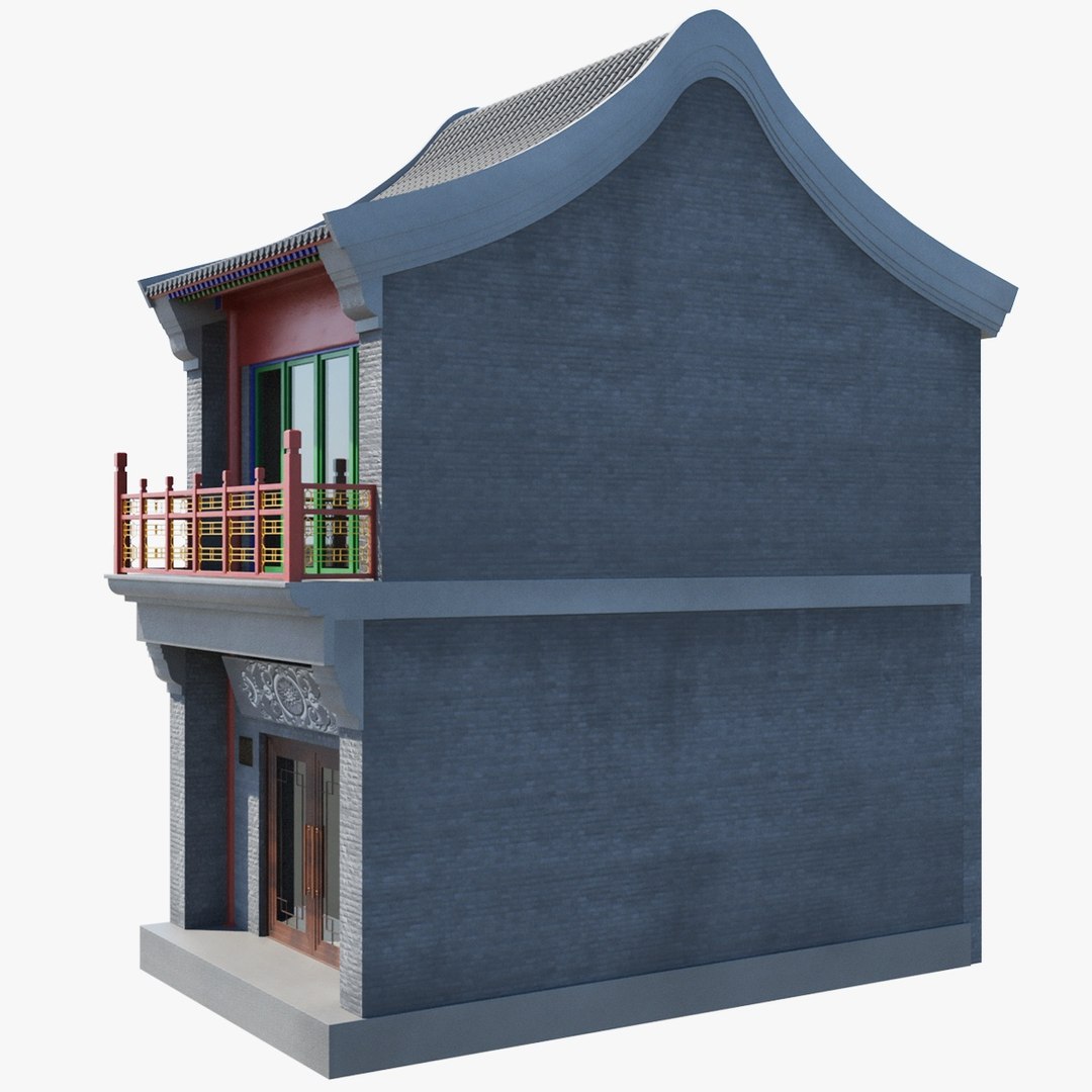 Asian Building 3D Model - TurboSquid 1274851