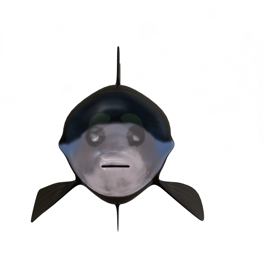 Barrel-eye Fish 3d Max