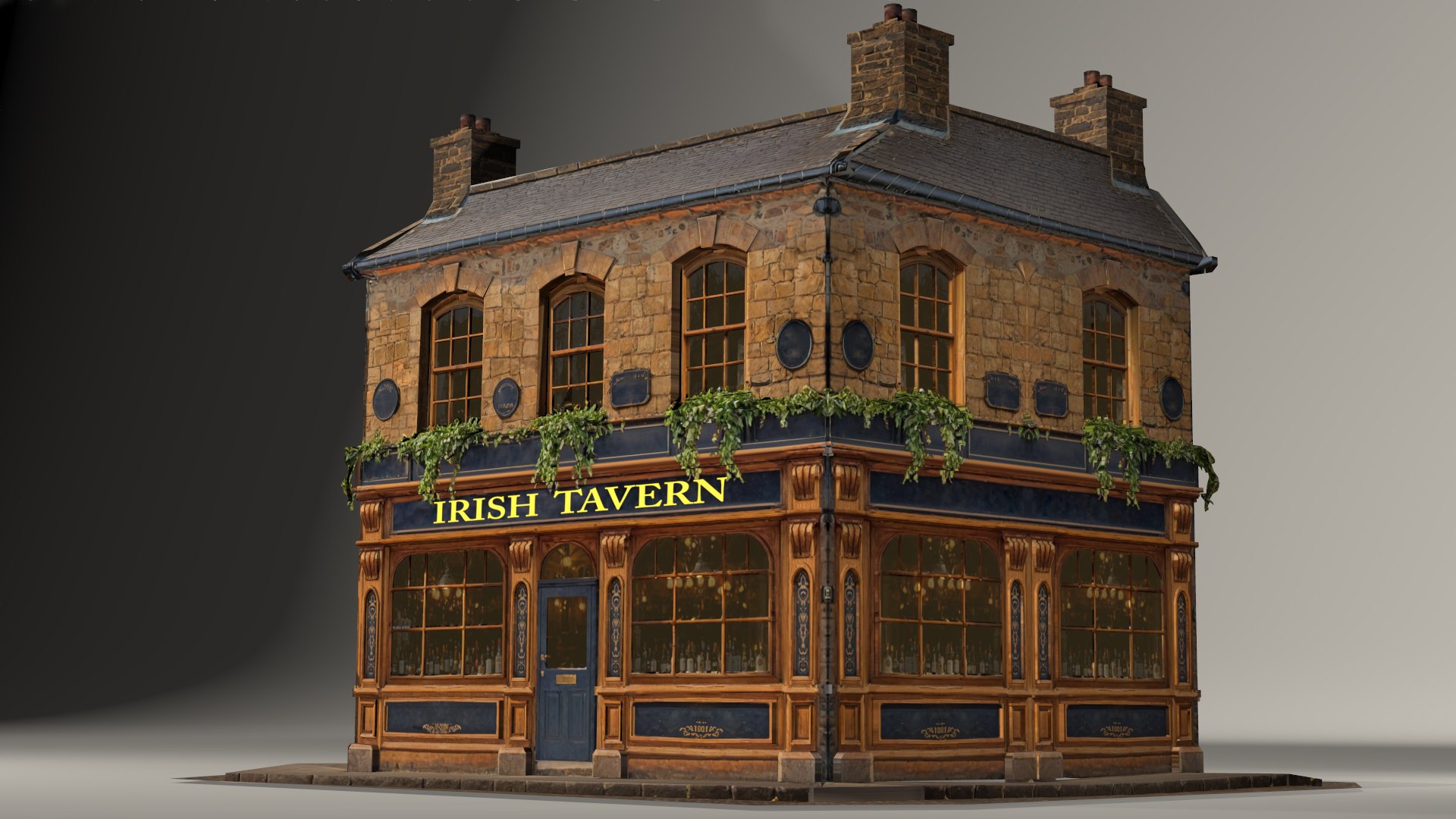 Irish Pub Model - TurboSquid 2254459