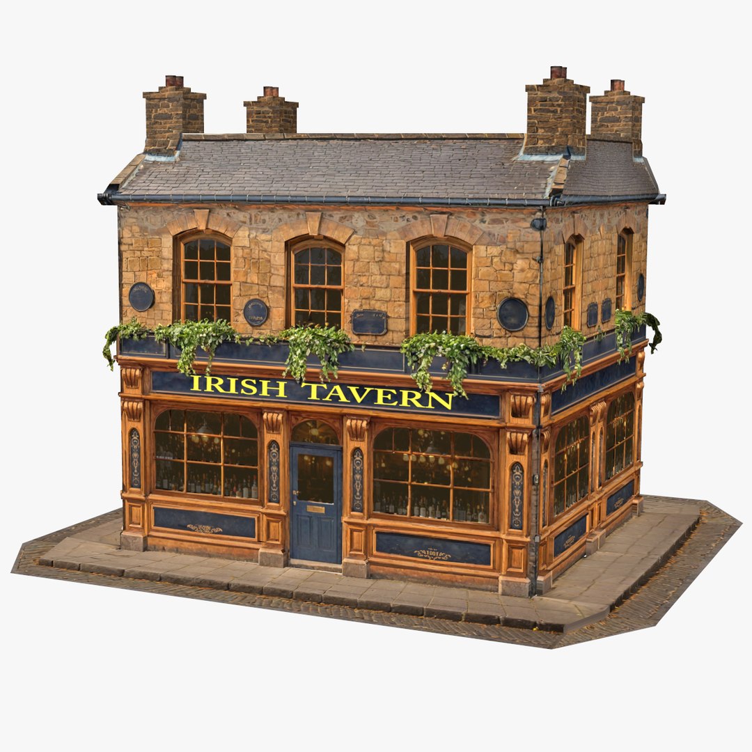 Irish Pub Model - TurboSquid 2254459