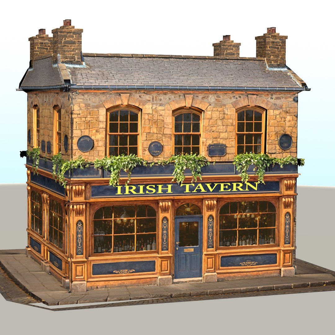 Irish Pub Model - TurboSquid 2254459