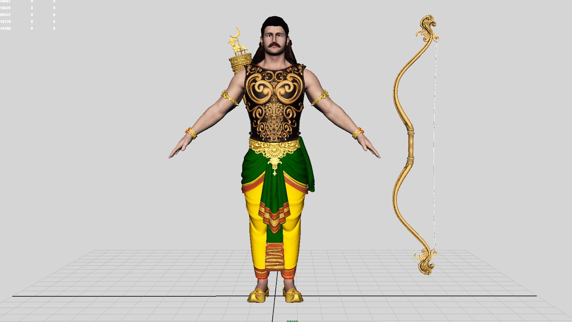 3D Indian King Model - TurboSquid 2313394