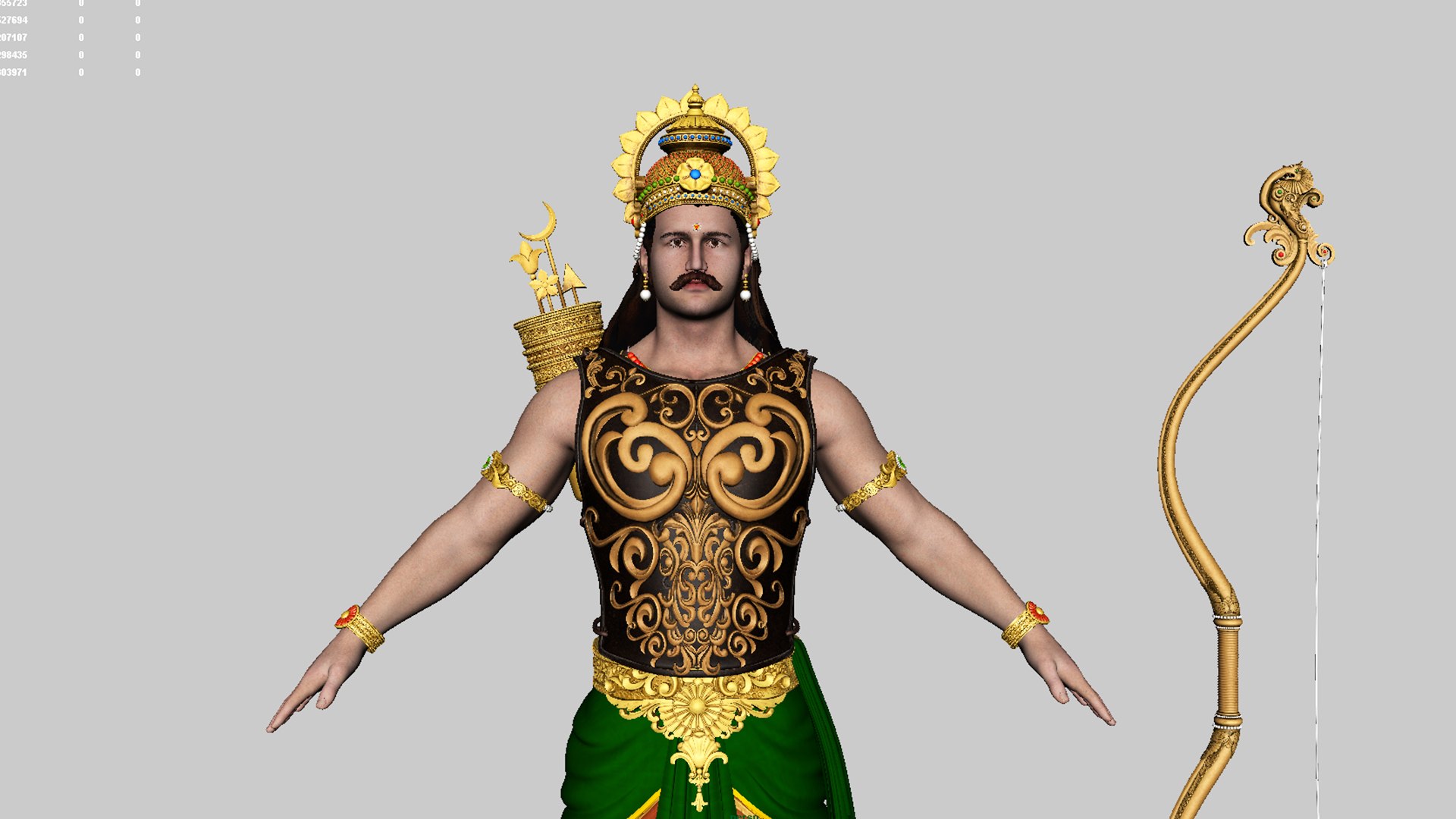 3D Indian King Model - TurboSquid 2313394