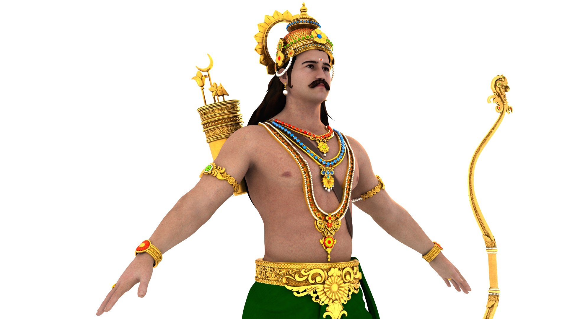 3D Indian King Model - TurboSquid 2313394
