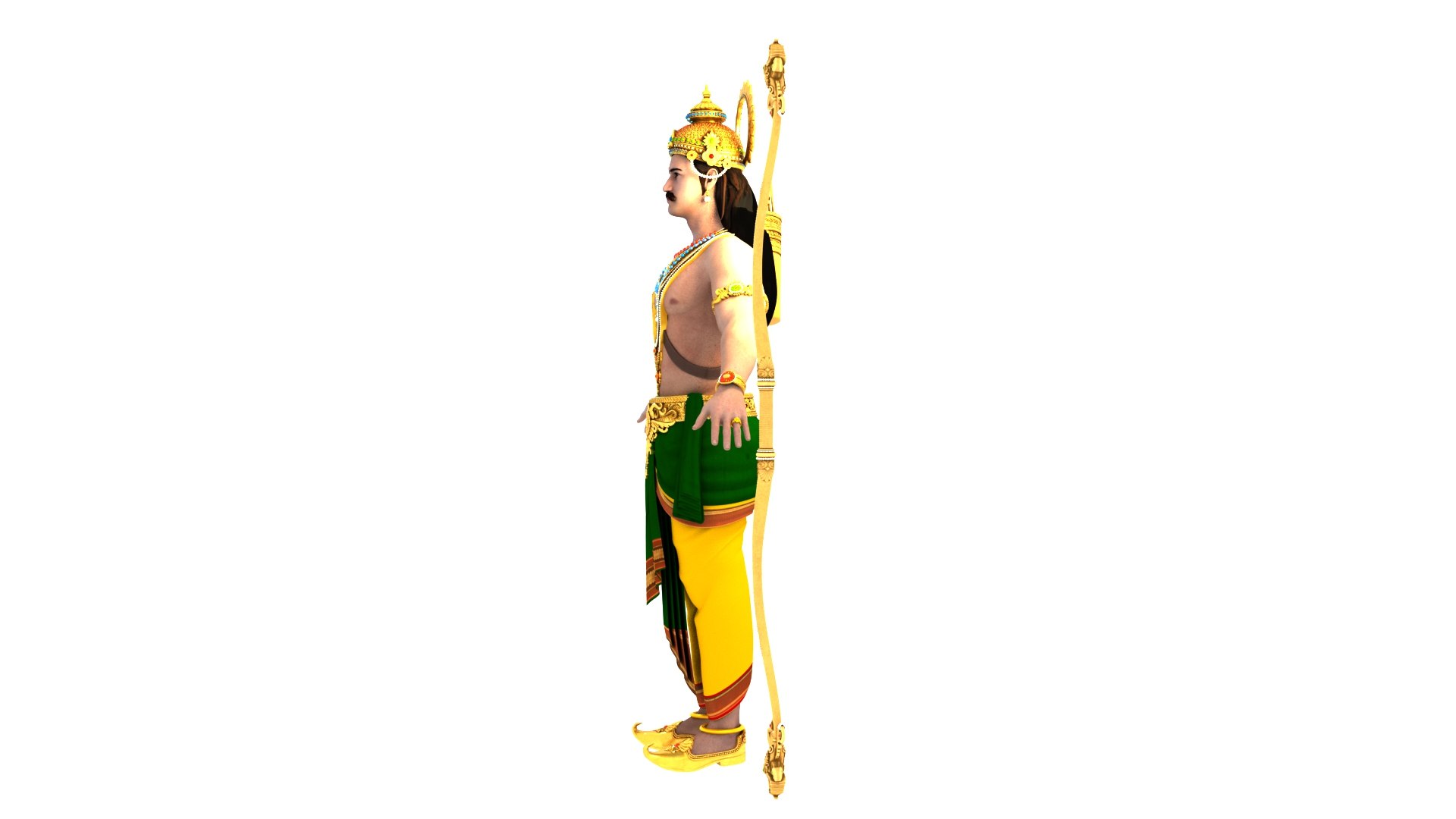 3D Indian King Model - TurboSquid 2313394