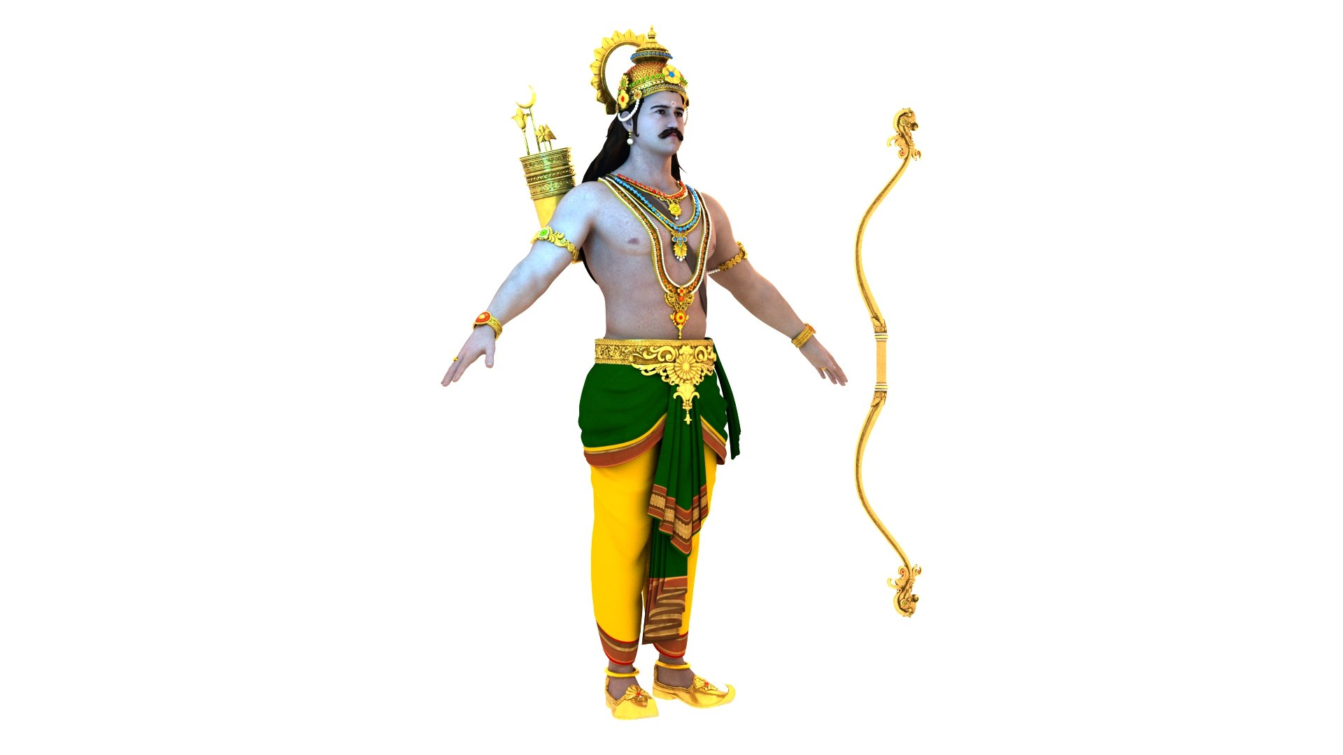 3D Indian King Model - TurboSquid 2313394