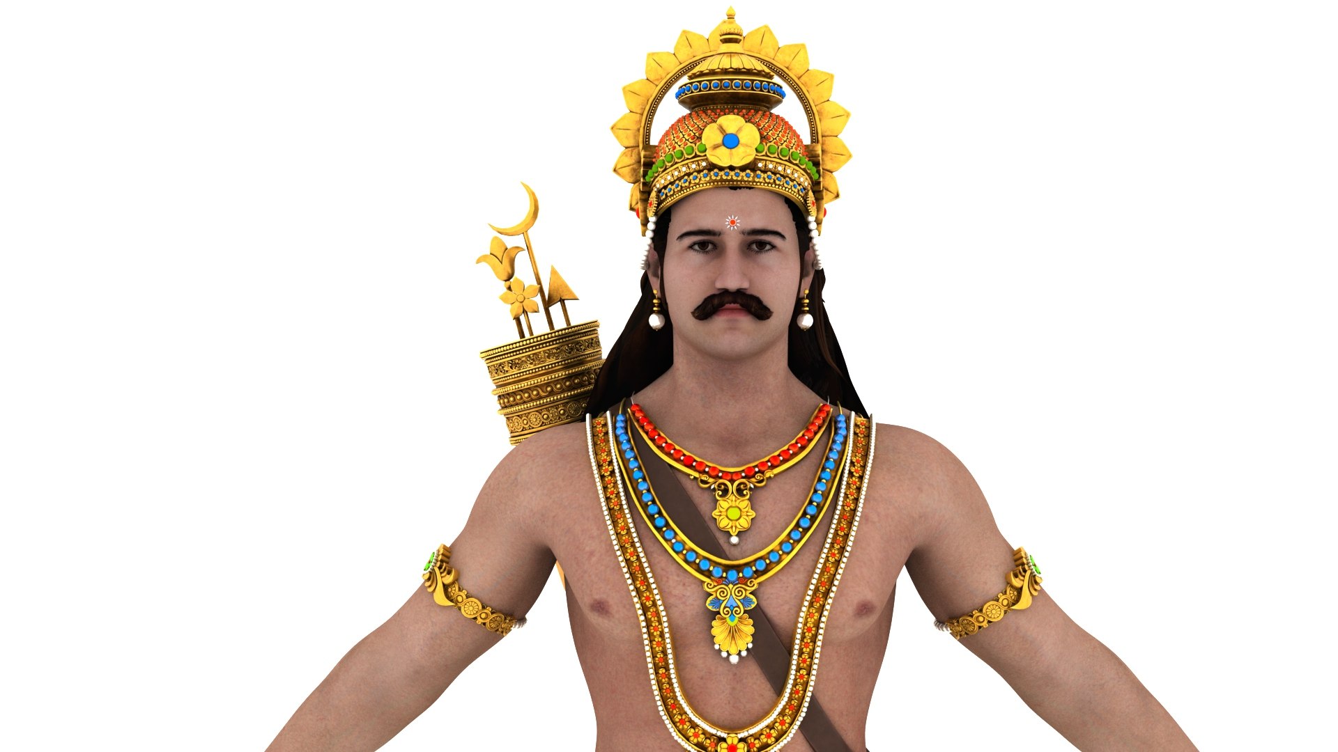 3D Indian King Model - TurboSquid 2313394