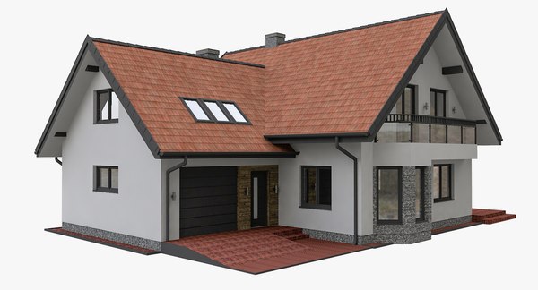 3D model european modern house - TurboSquid 1441361