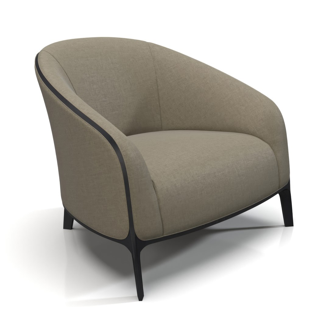 Catherine Lounge Chair 3D - TurboSquid 2205475