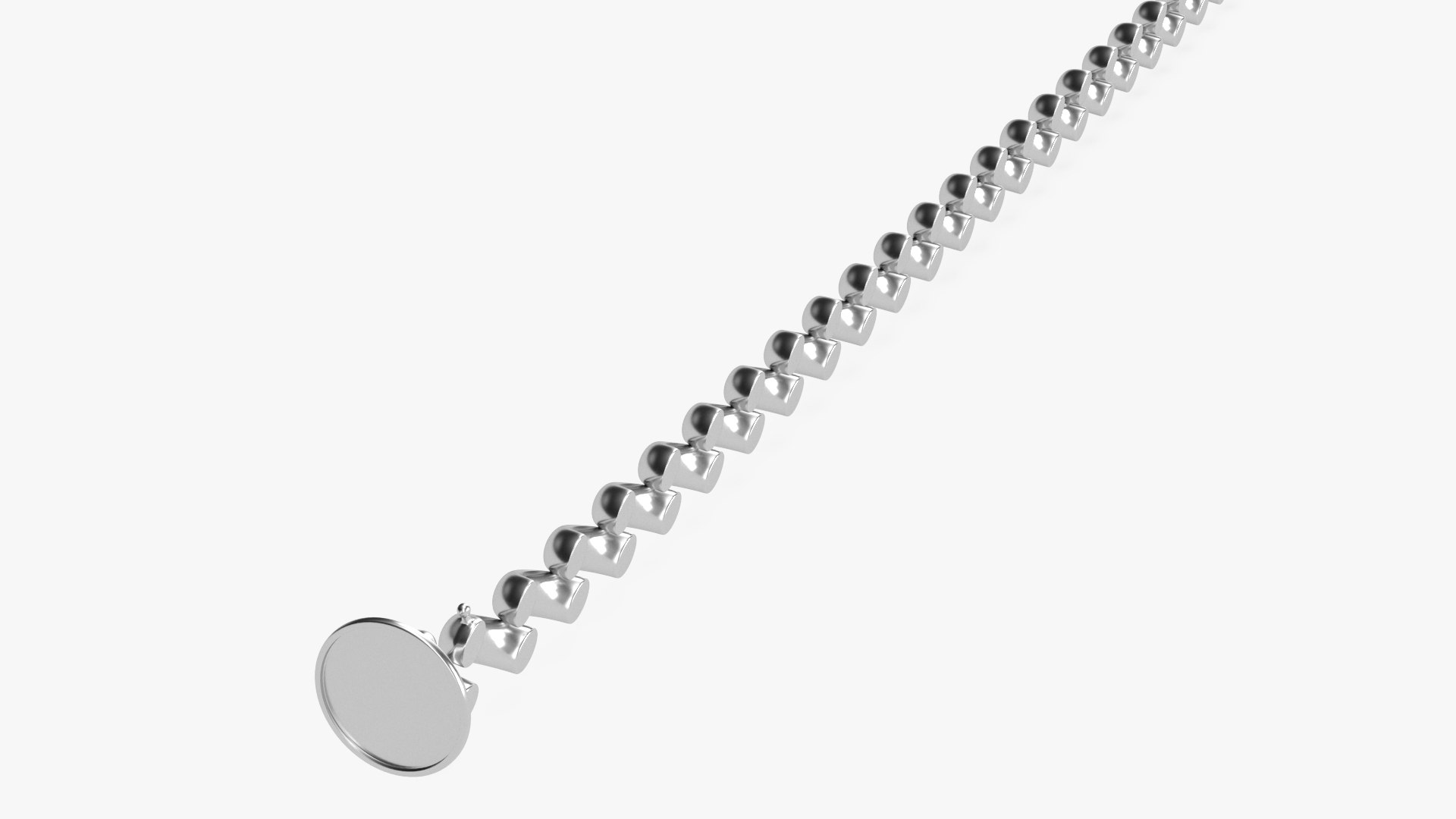 3D San Marco Jewelry Silver Chain Model - TurboSquid 2243957