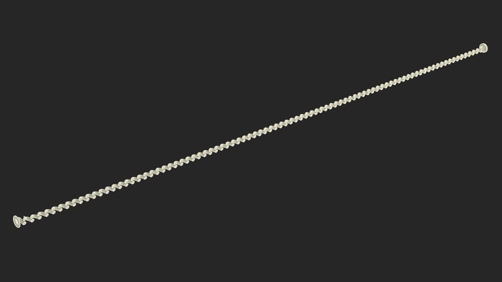 3D San Marco Jewelry Silver Chain Model - TurboSquid 2243957