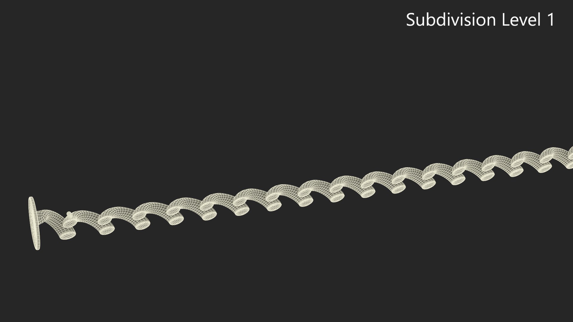 3D San Marco Jewelry Silver Chain Model - TurboSquid 2243957